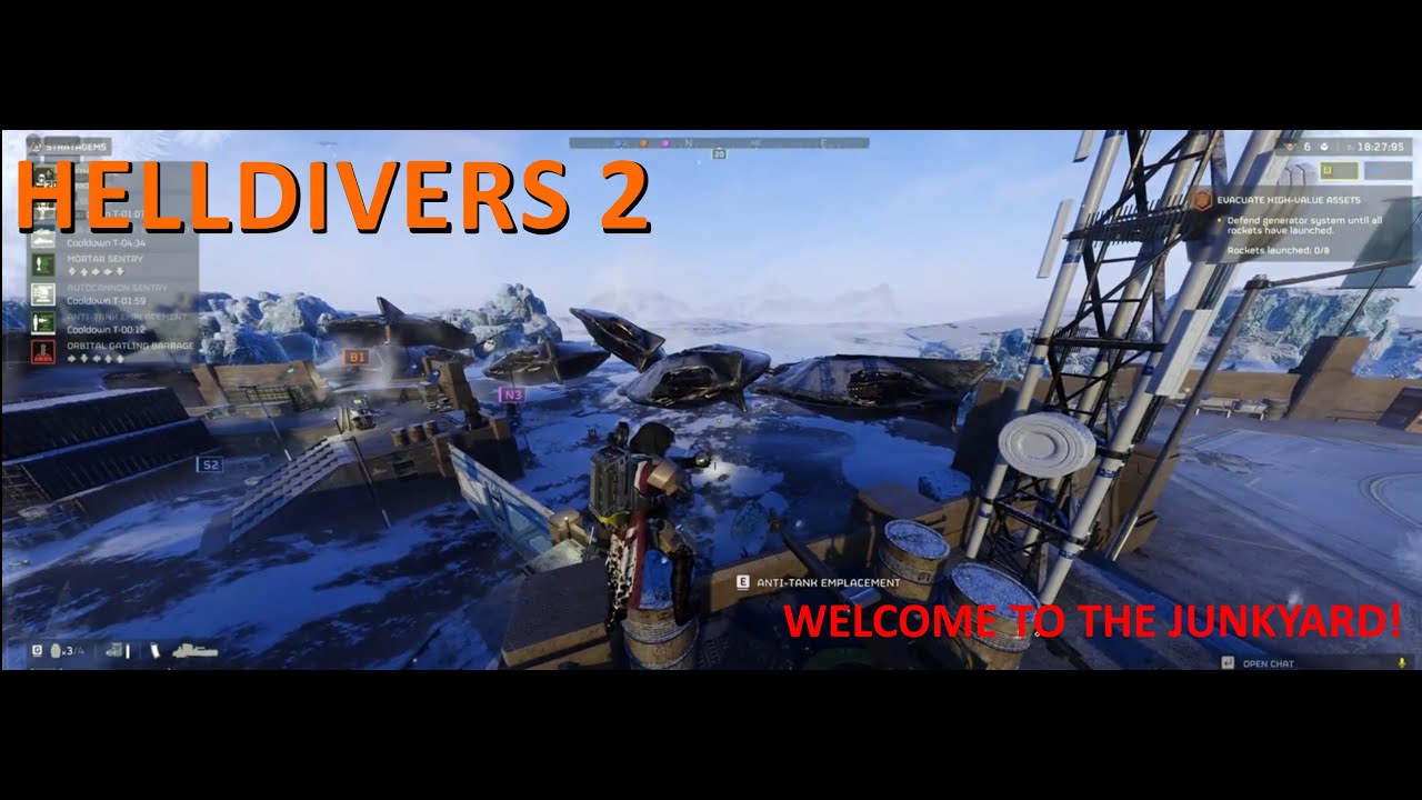 Helldivers 2 - The Squid Boneyard - YouTube