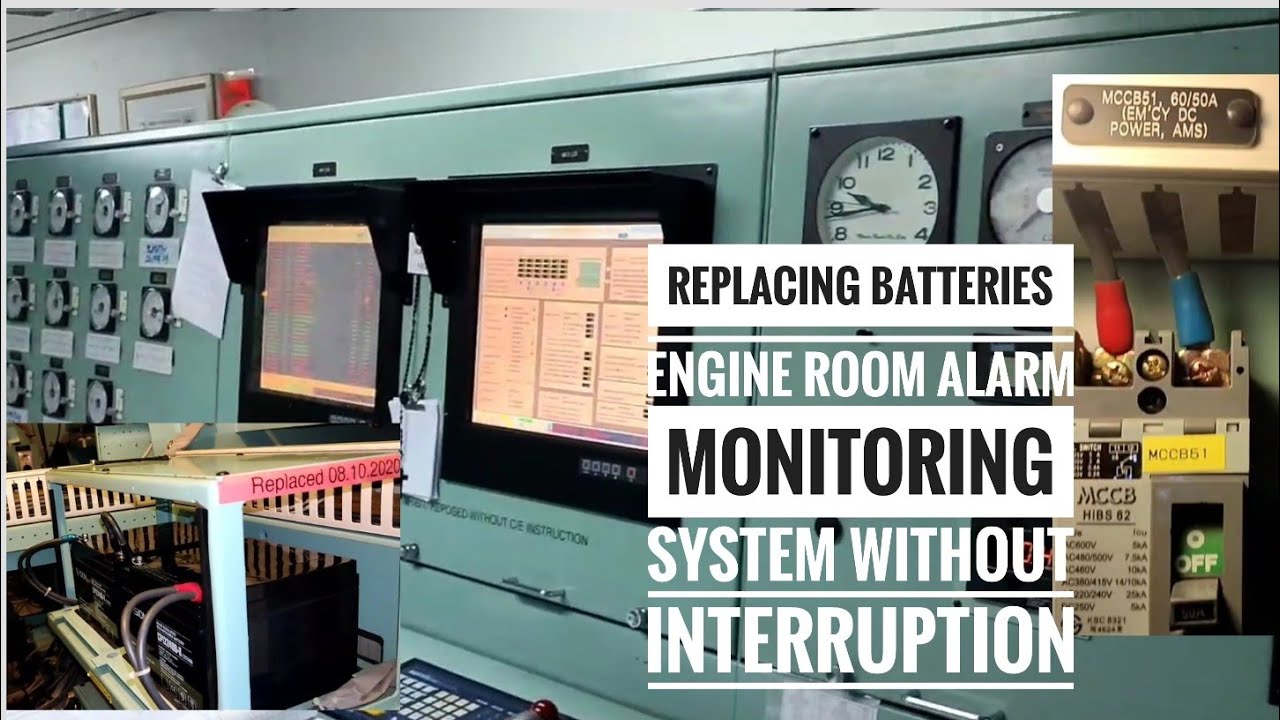 English - Replacing Batteries Engine Room Alarm Monitoring system ...
