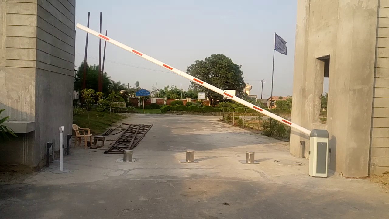 Swaraj Secutech' s Crash Bollards & Boom Barrier Integration - YouTube