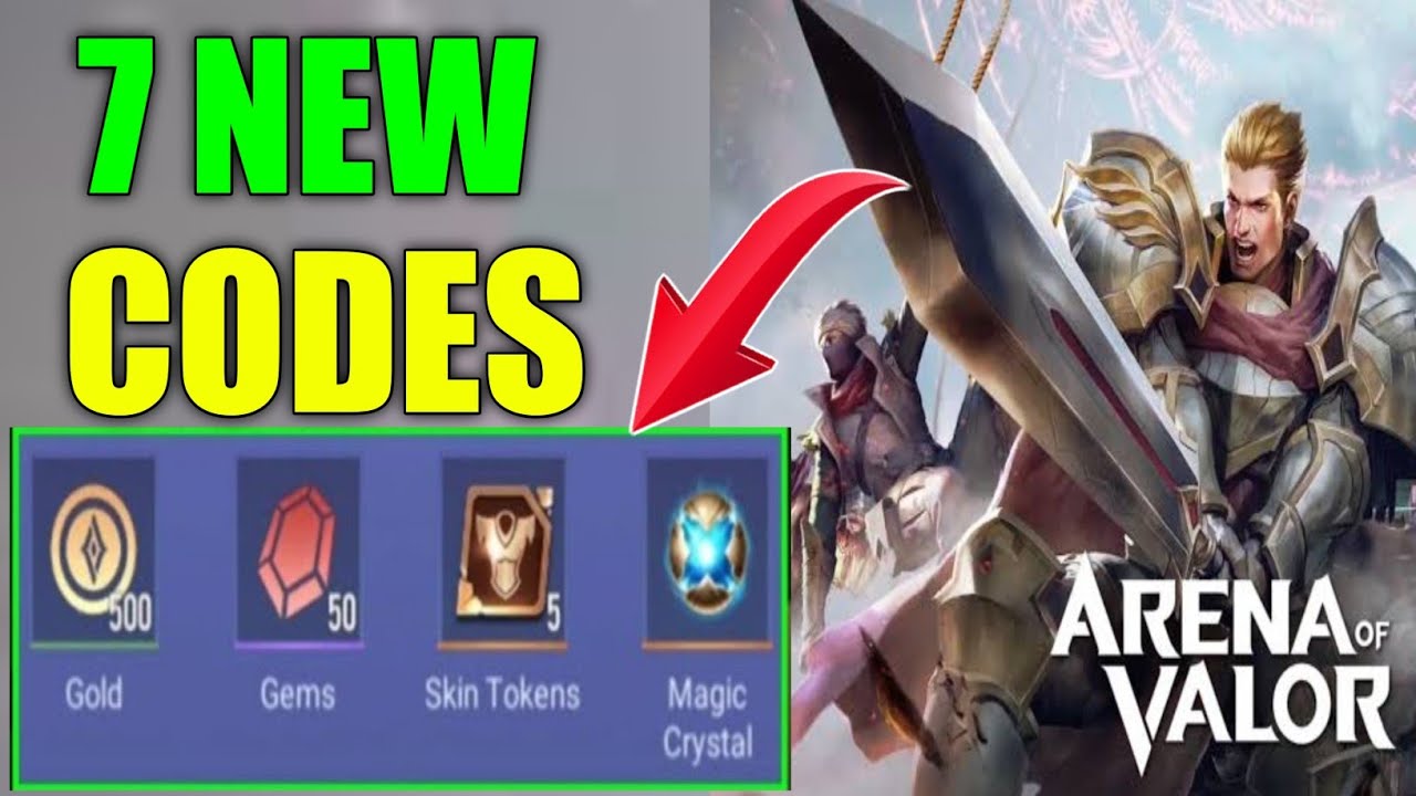 All New! ARENA OF VALOR REDEEM CODE 2022 | NEW ARENA OF VALOR CODES 2022 - YouTube