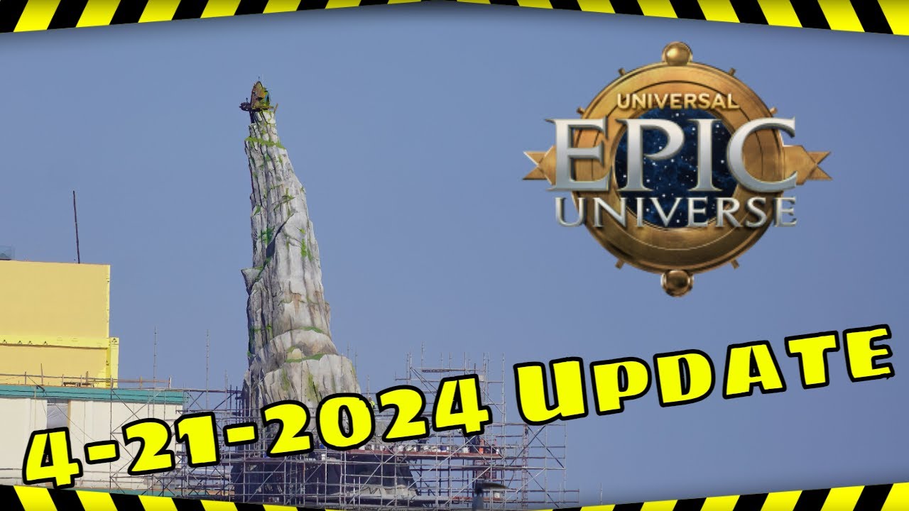 RAPID Universal Epic Universe Construction Update 4-21-2024 - YouTube