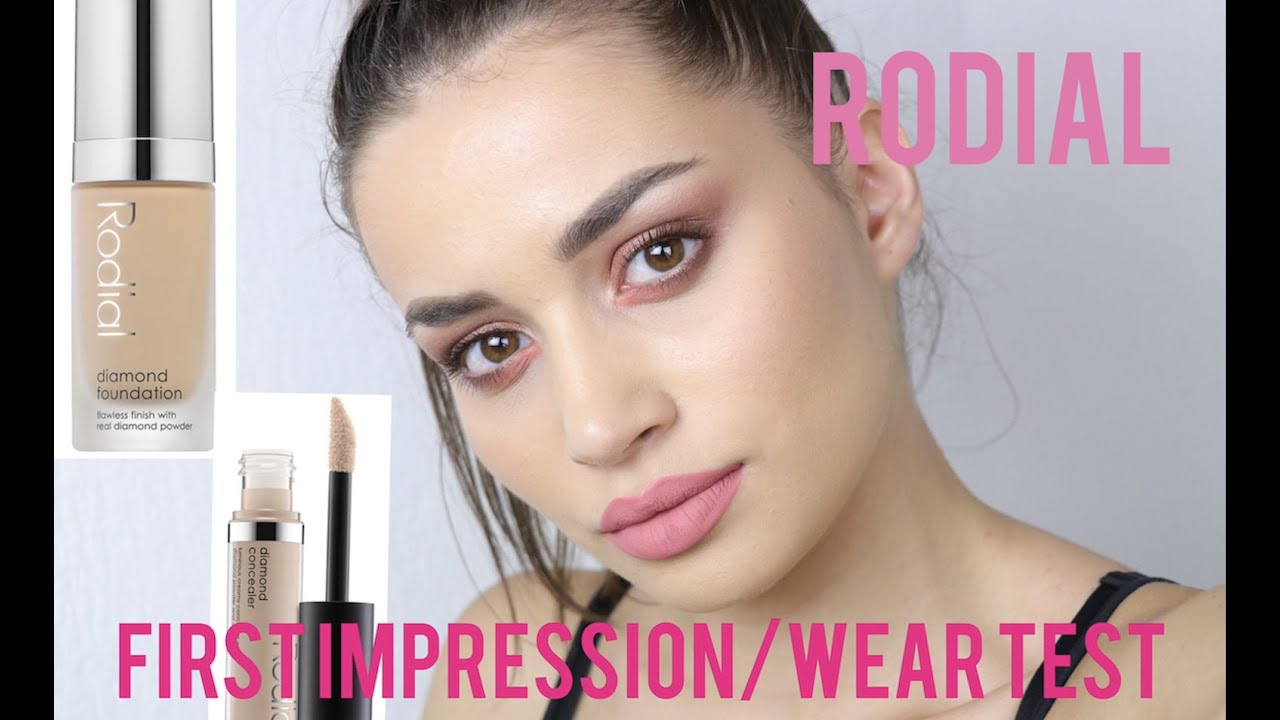 Rodial Diamond Foundation and Concealer Wear Test / Review - YouTube