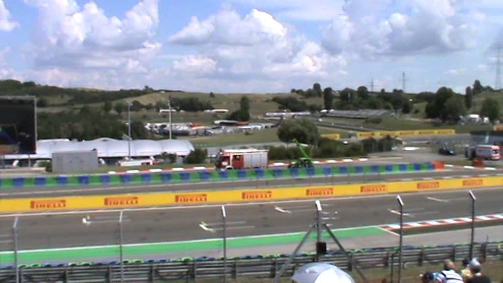 The view from Gold 2 grandstand at Hungaroring, 2014 Hungarian F1 Grand ...
