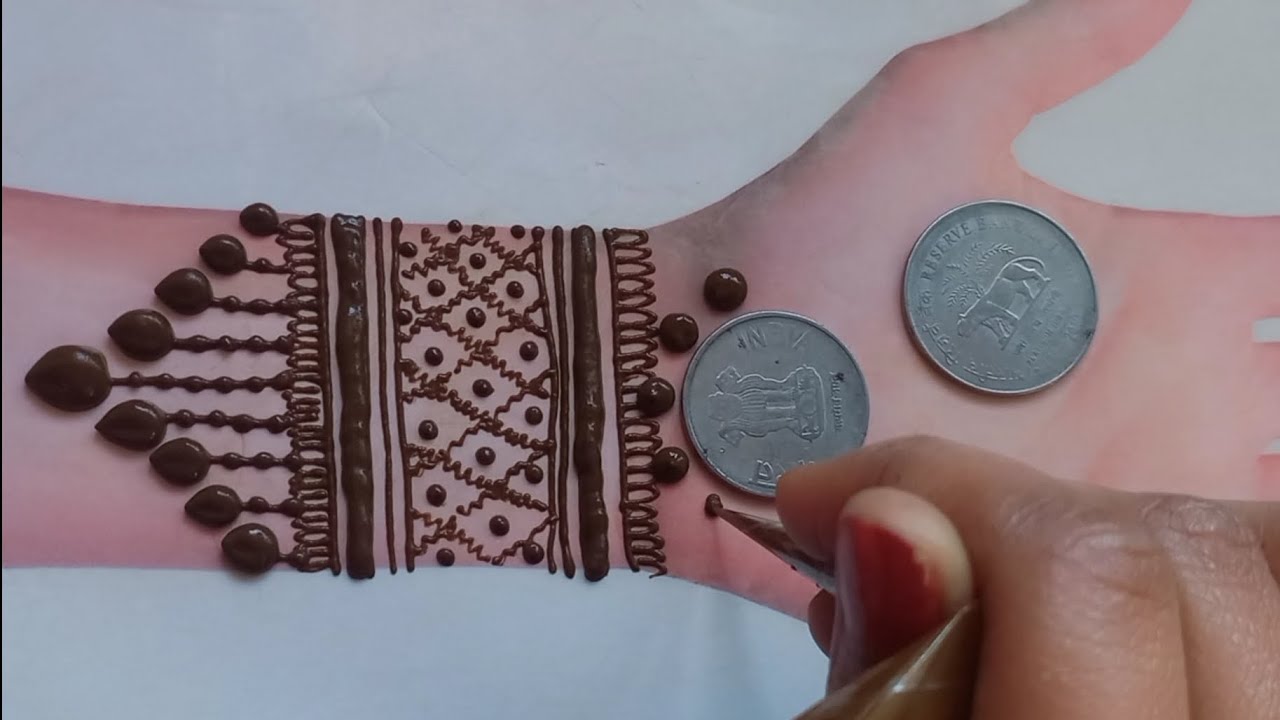 very simple easy mehndi ka designs tricks//Mehndi ka designs//Mehndi ...