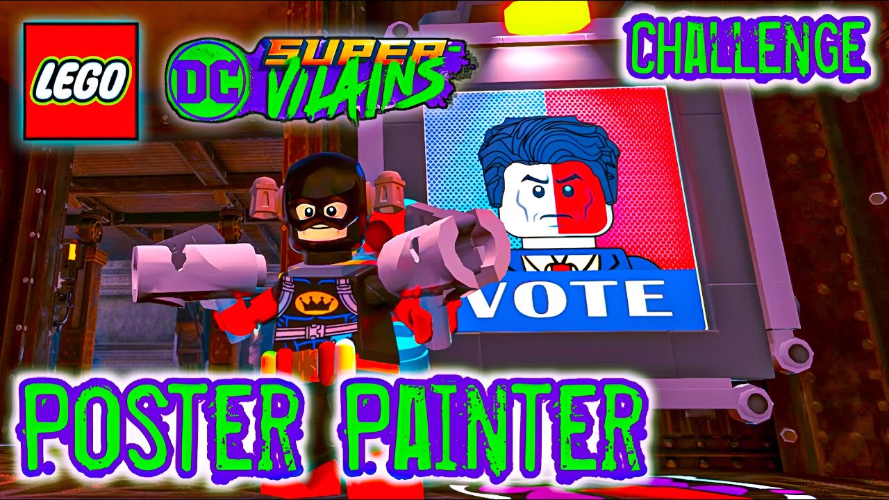 LEGO® DC Super Villains : Poster Painter Challenge Guide (All 10 Poster ...