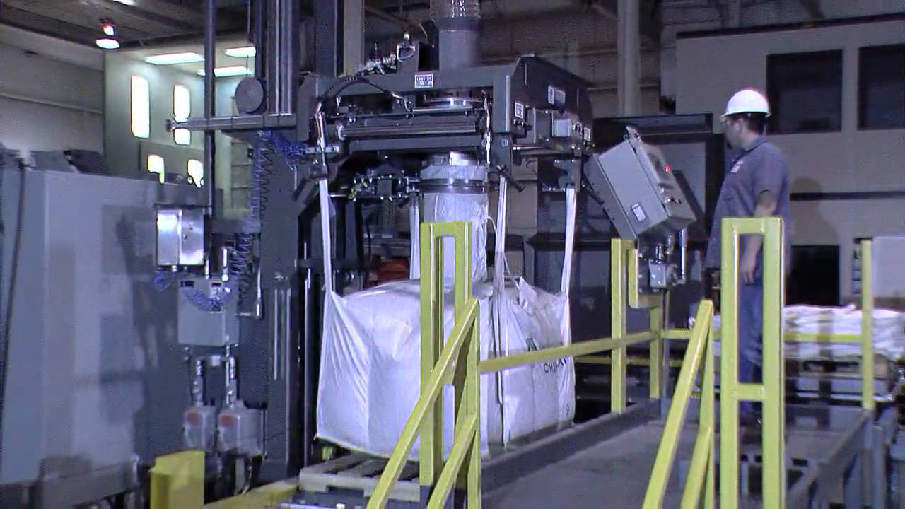 Bulk Bag Fillers: Bulk Bag Filling, Densifying and Weighing - YouTube