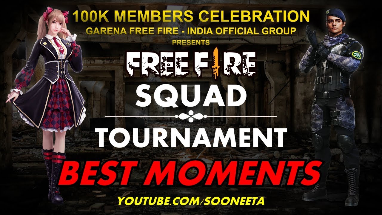 Free Fire 100K Tournament Group A Best Moments - Garena Free Fire India ...