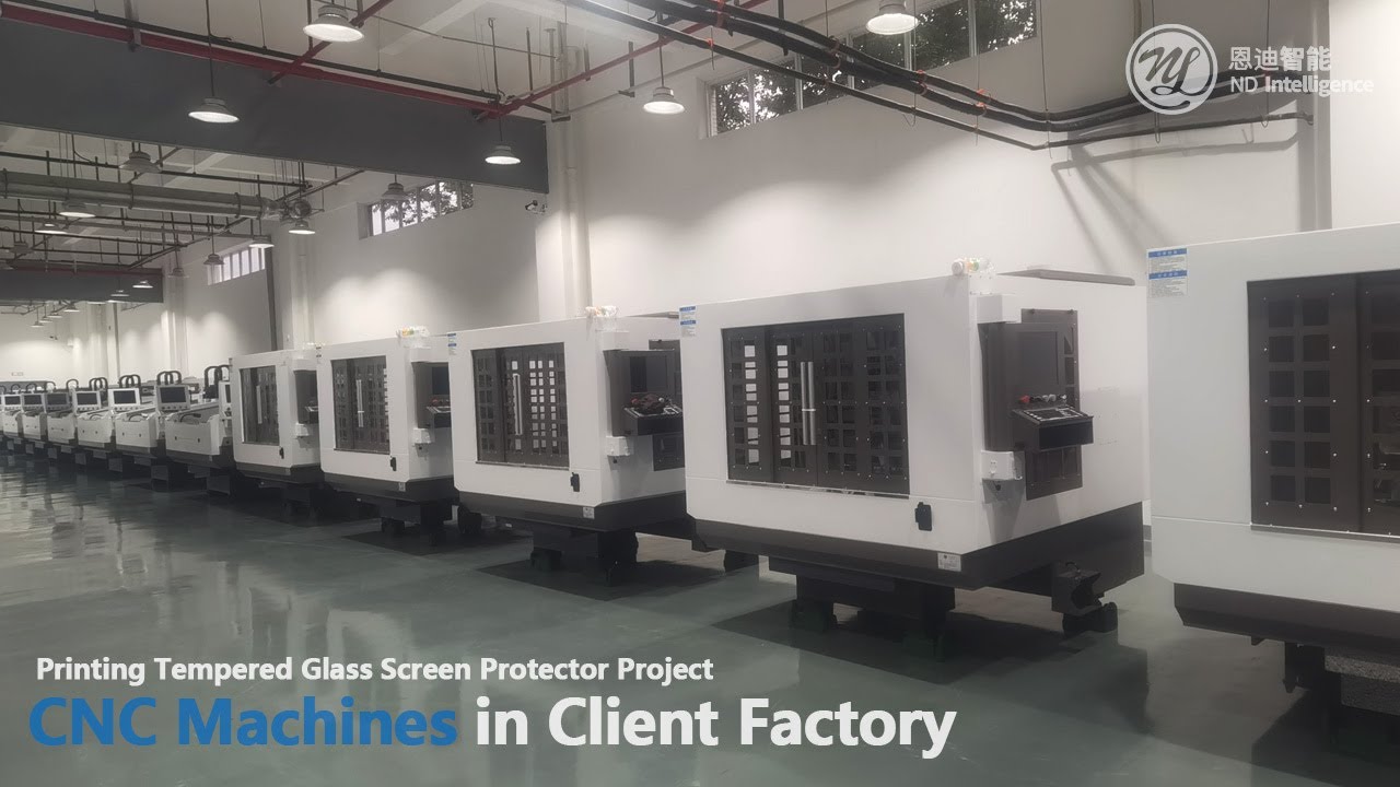 CNC Machine for Glass #cnc ---in Customer Factory - YouTube