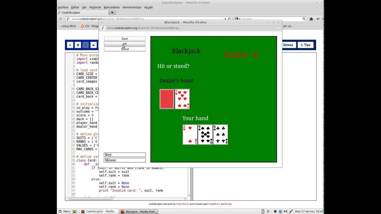 Python Blackjack - YouTube