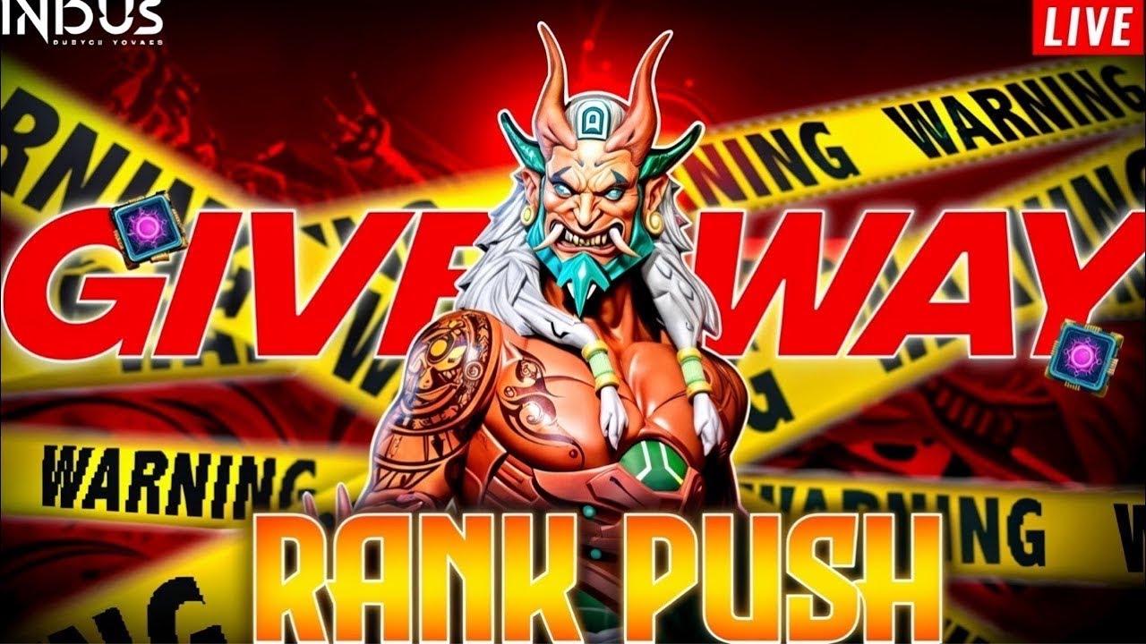 Indus live || Indus battle royale live rank push and giveaway💀 - YouTube
