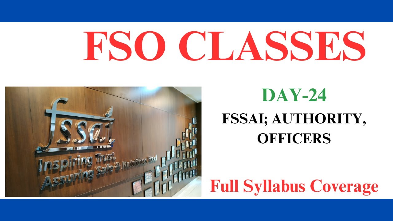 AUTHORITIES AND OFFICERS | FSO CLASSES | - YouTube