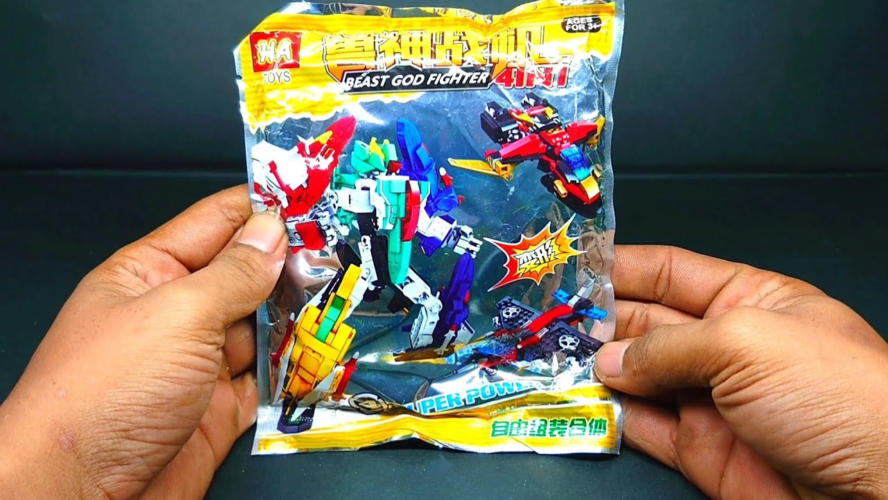 #9 unboxing mainan rakit 3 ribuan - YouTube