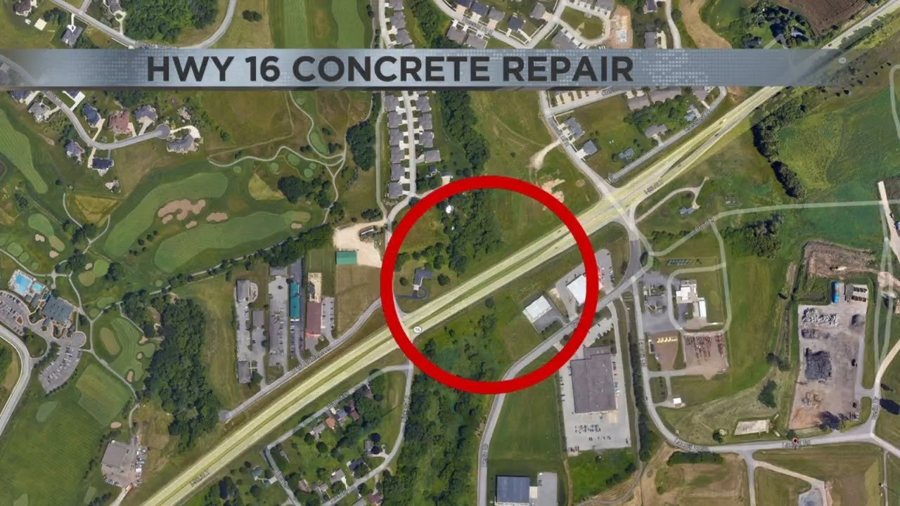 Highway 16 sees roadwork in Onalaska - YouTube