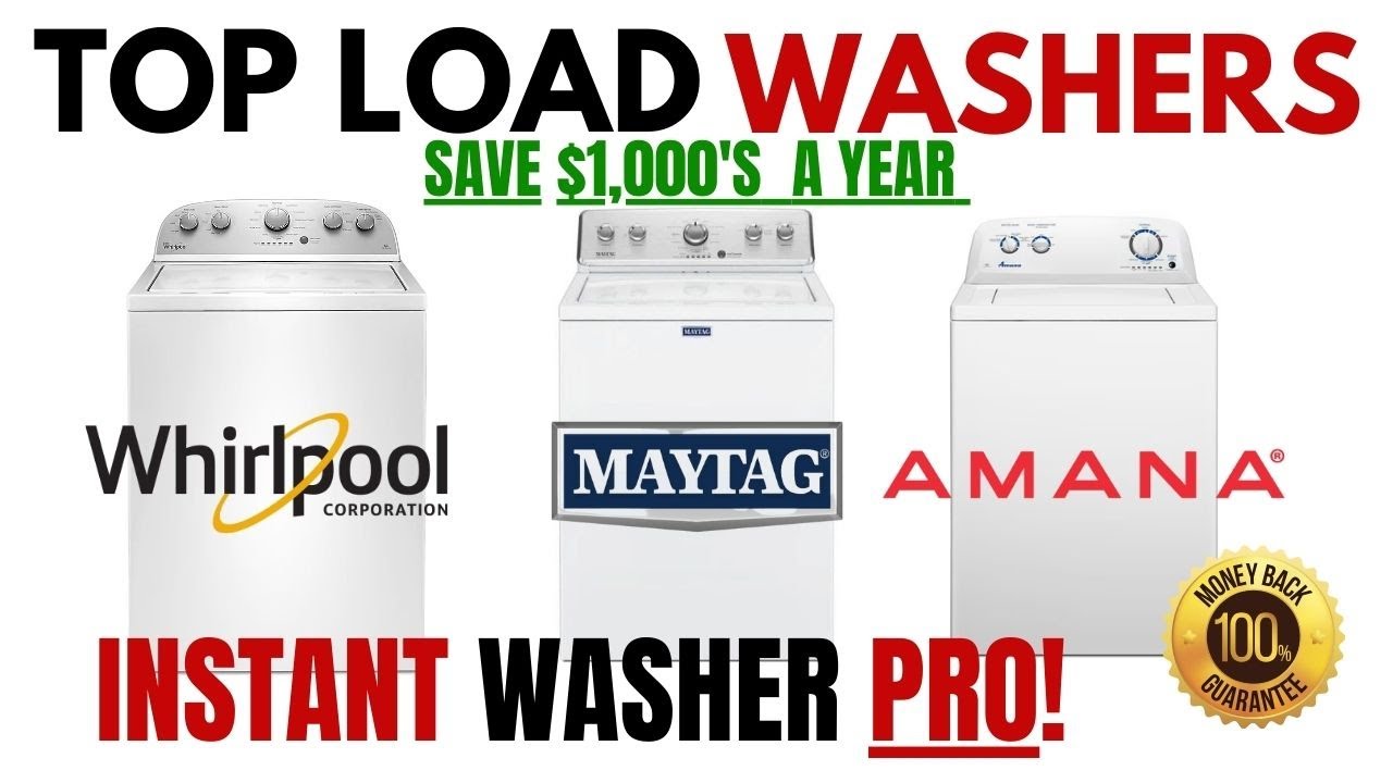 How do you rebalance a top loader washing machine - YouTube