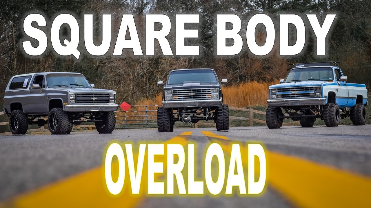 CHEVROLET SQUARE BODY LINE UP | LIFTED, DUALLY, BLAZER and MORE. - YouTube