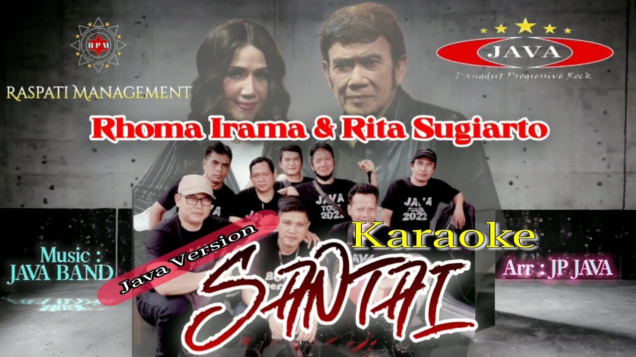 Karaoke Santai ( Java version naik 1 nada ) - Rhoma Irama Ft. Rita Sugiarto & Soneta Group - YouTube
