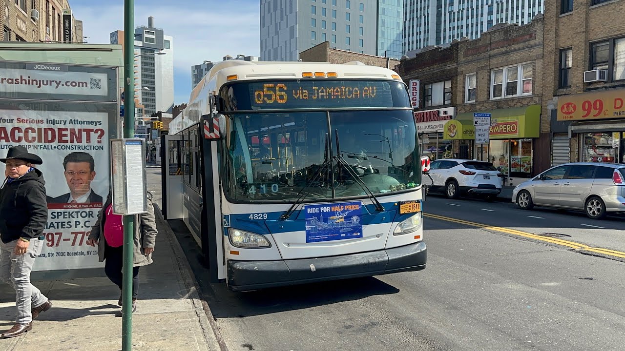 MTA NYCT Bus: 2011 New Flyer Xcelsior XD40 4829 On The Q56 - YouTube