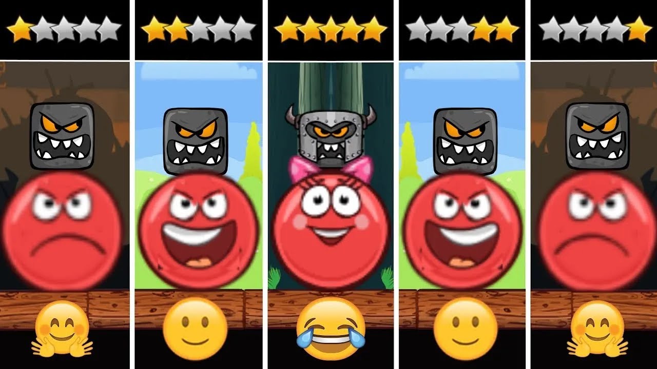 Red Ball 4 - Black Box - Ninja Box - Taran Box - All Levels - No Boss ...