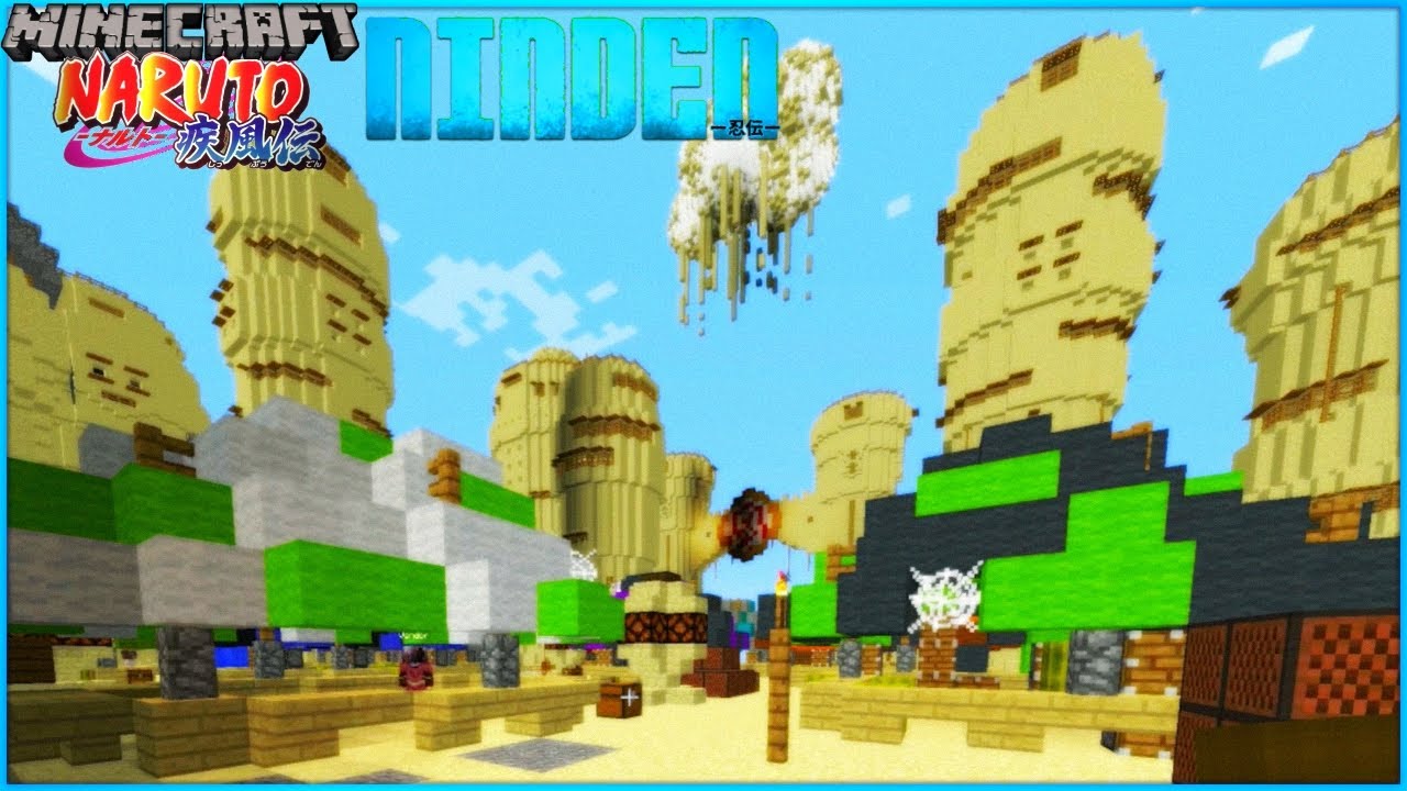 Minecraft Naruto Ninden Server - Sand Village Walkthrough - YouTube