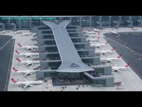 İstanbul Havalimanı   Istanbul Airport Havadan Görüntülendi