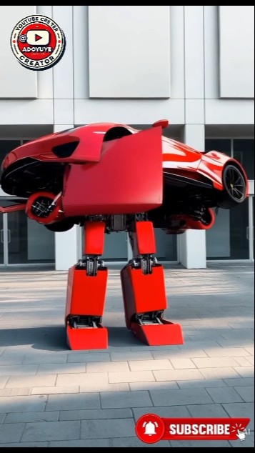 Mobil Ferrari Berubah Jadi Robot Transformer #ai #adoyuyee #transformer ...