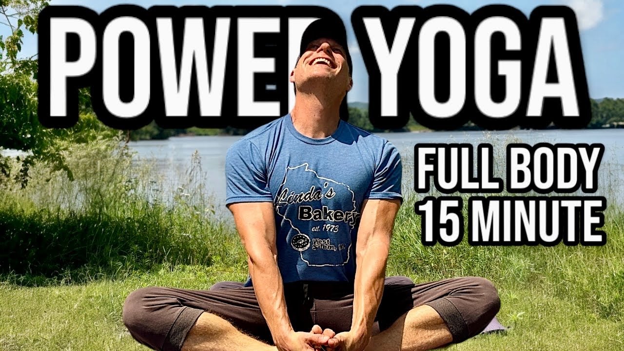 15 Min Power Yoga for Strength - Full Body Morning Yoga Workout - YouTube