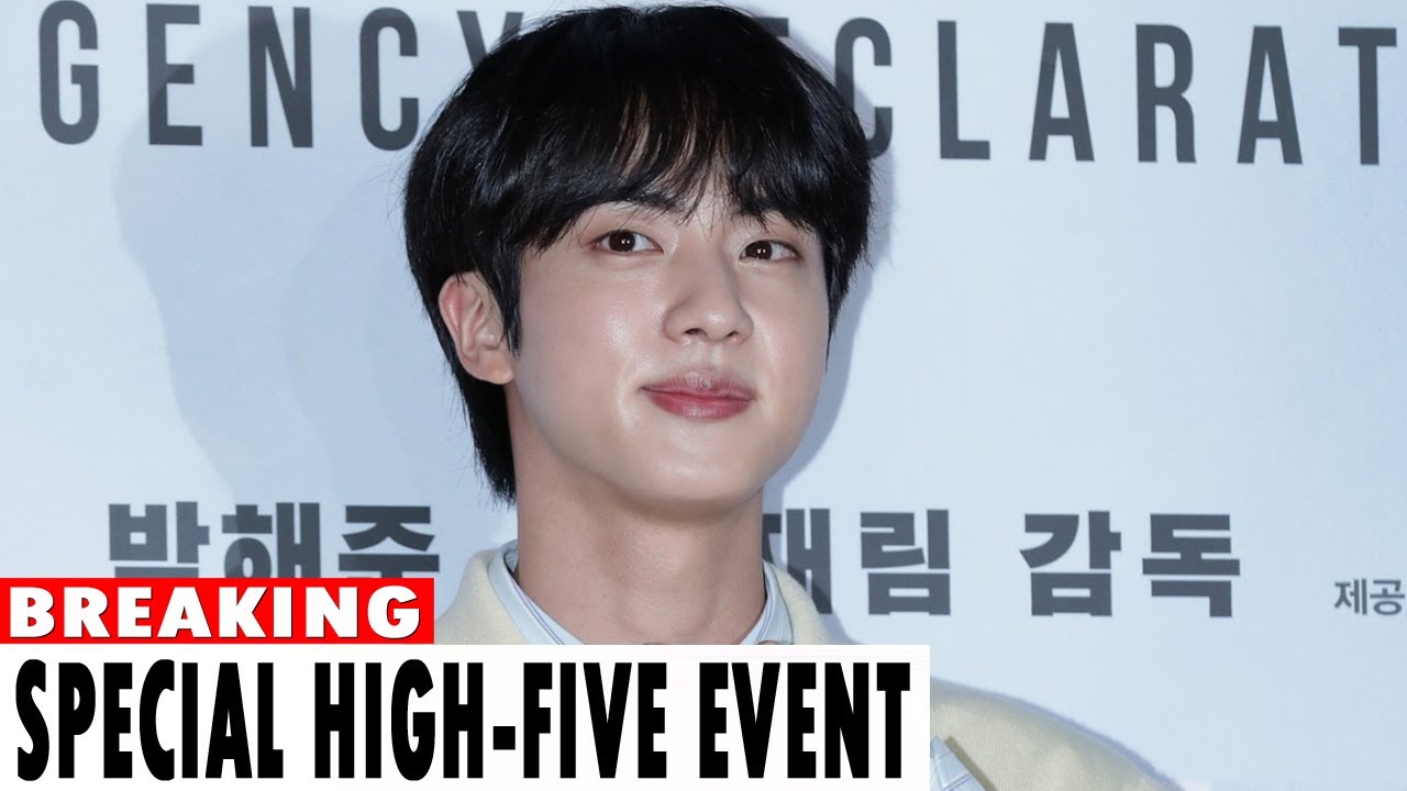 After Hug Event, BTS' Jin Announces Special High-Five Event For ARMY ...