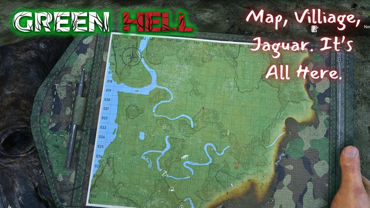 Map, Tribe Village, Jaguar, It's All Here. | Green Hell Gameplay Story ...