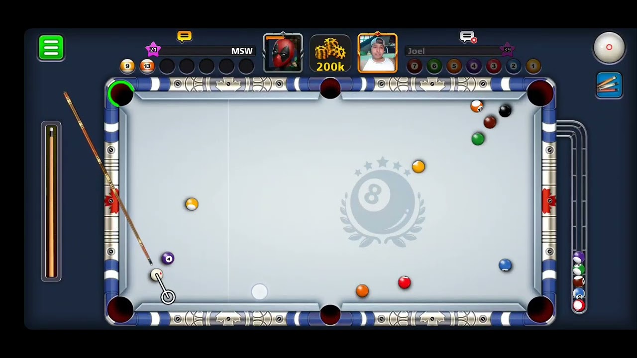 8 Ball Pool Gameplay - YouTube