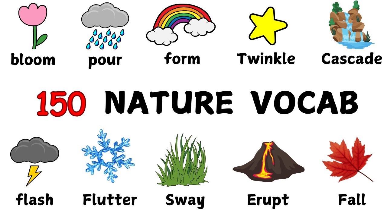 150+ action verbs (about nature around us) for beginners - YouTube
