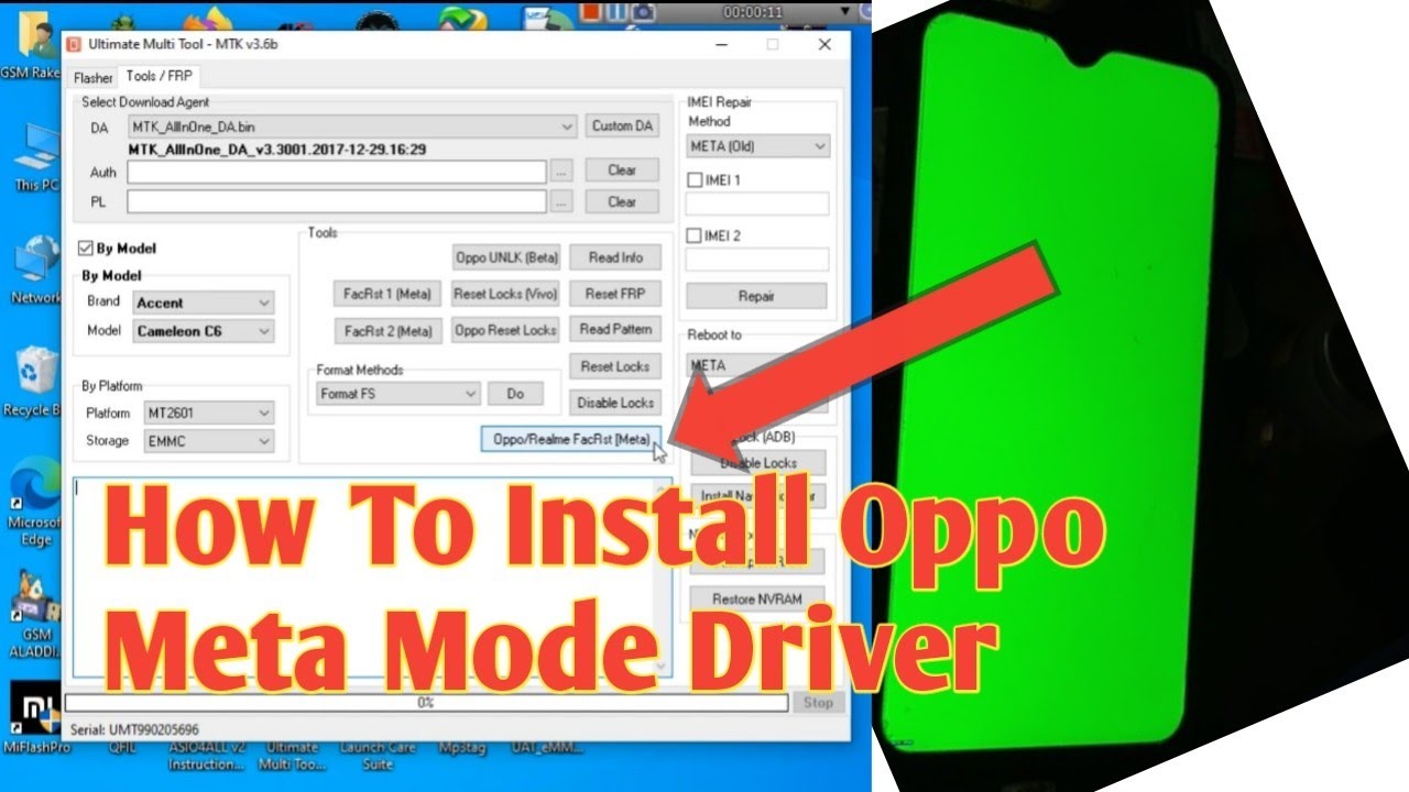 How To Install Oppo Realme Meta Mode Driver | How Install Oppo CDC ...