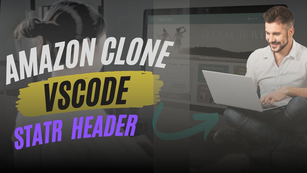 Amazon Clone Vscode | #2 | With HTML, CSS, JavaScript | #code # ...