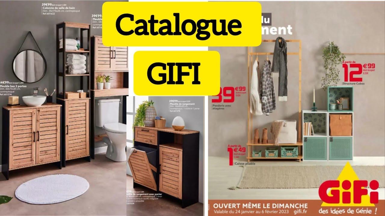 catalogue Gifi du 24 janvier au 06 février 2023🇨🇵 arrivage Gifi ...