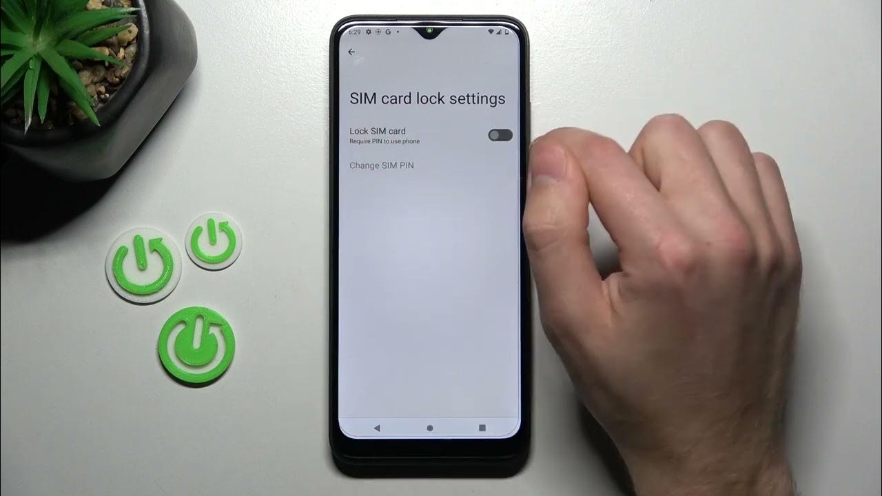 T-MOBILE Revvl 6 Pro - How To Lock SIM Card With SIM PIN - YouTube