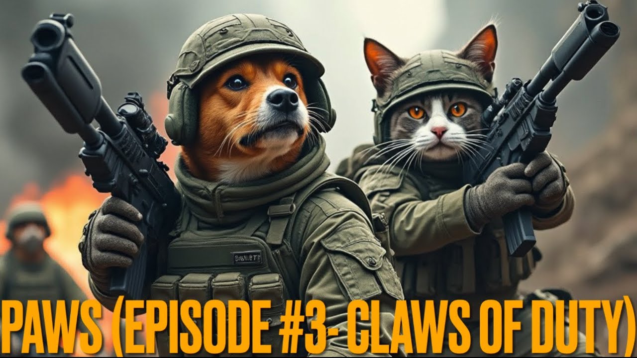 PAWS (Pets: Armed With Strength) Episode #3- CLAWS OF DUTY - YouTube