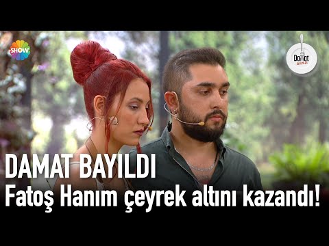 Fatoş Hanım çeyrek altını kazandı! | Damat Bayıldı 8. Bölüm