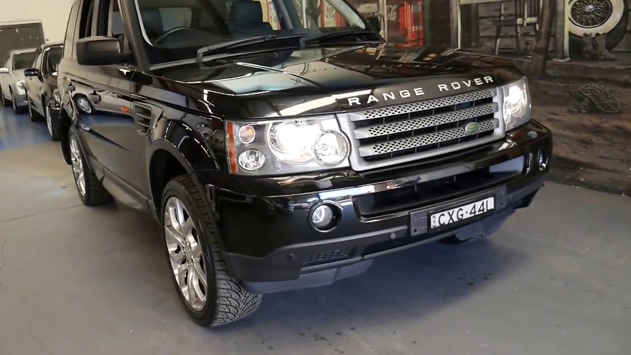 2008 Range Rover Sport TDV6 Black - YouTube