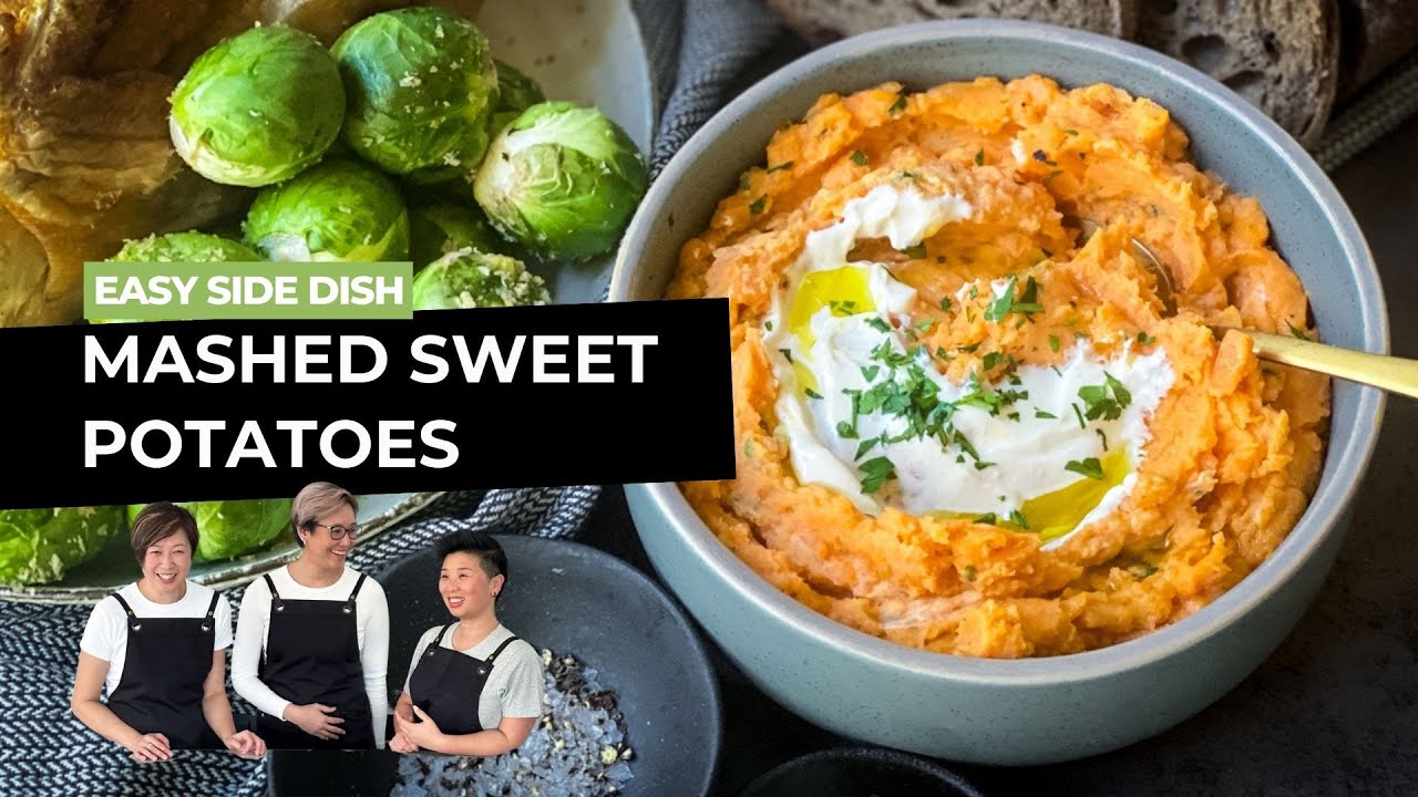 Savoury Sweet Potato Mash We Love [Easy Sides] - YouTube