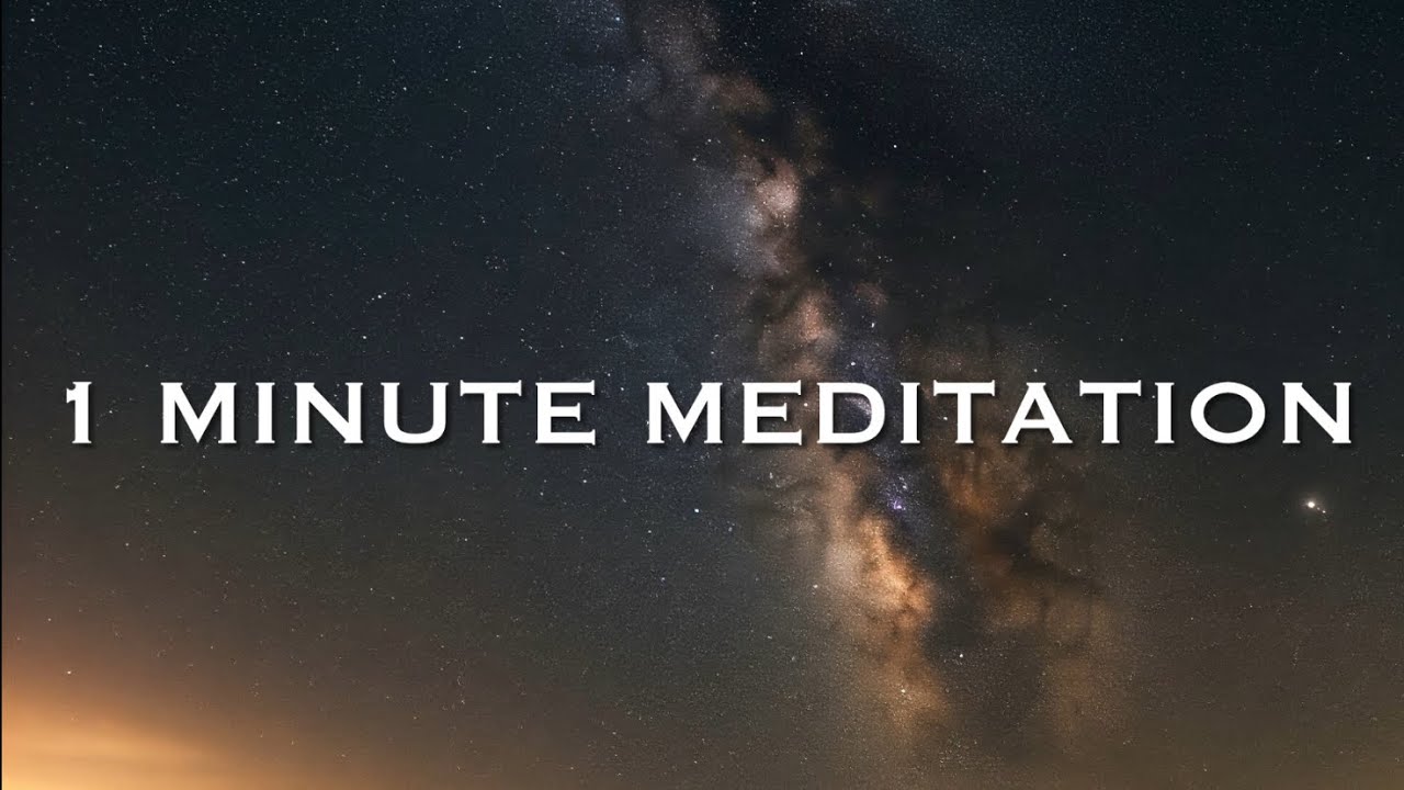 Guided 1 minute meditation - Calm yourself - MINDFULNESS - ZEN ZONE ...