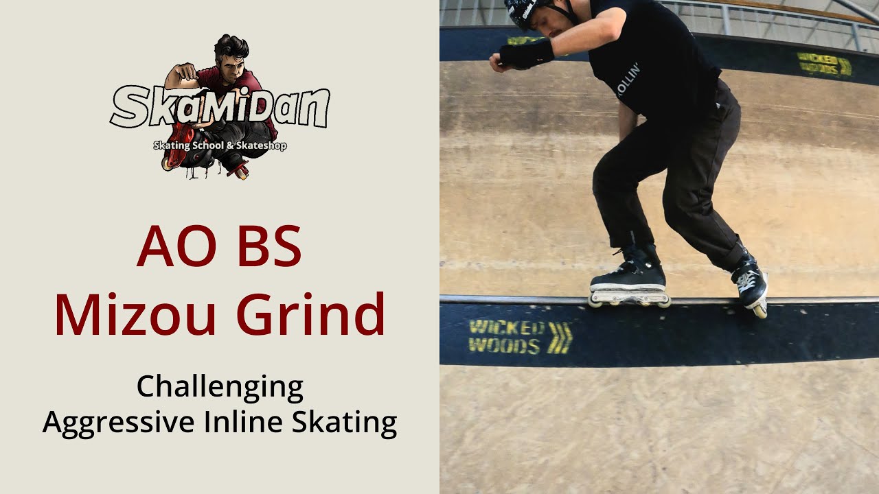 AlleyOop Mizou Grind | AO Mizou Grind | Trick Clip | Challenging | Aggressive Inline Skating ...