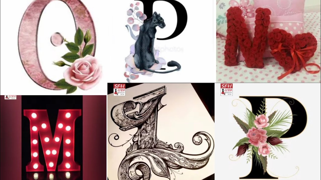 Most stylish dpz for profile pic//Modern Alphabet name dpz//#first word ...