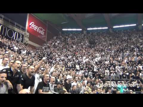 Partizan - Fenerbahce 08.11.2013. Grobari navijanje