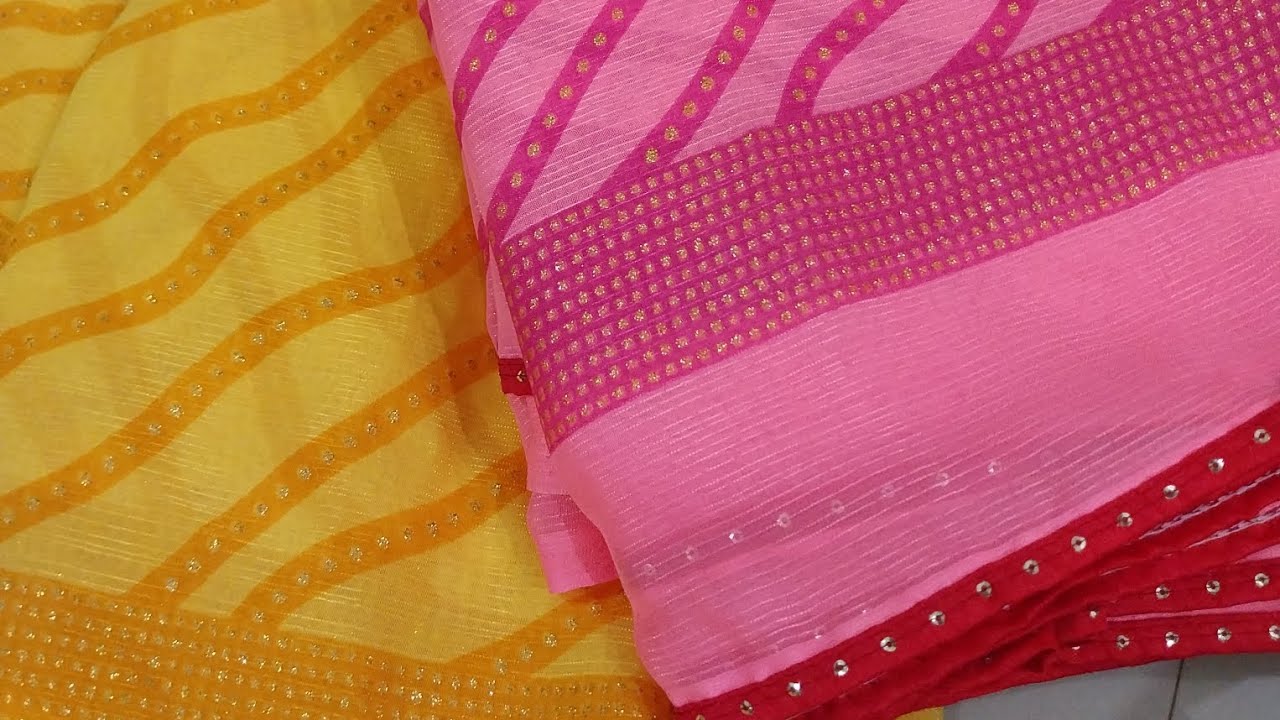 Beautiful lahriya saree only 350₹🌻9343512752🌻free shipping #fashion ...