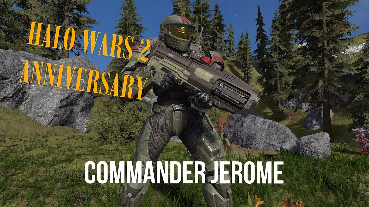 Commander Jerome for Halo Wars 7 Year anniversary! - YouTube