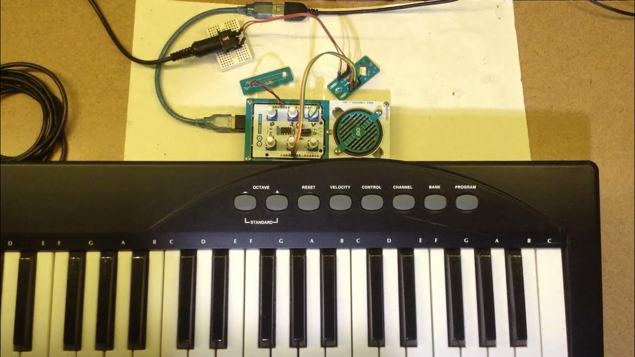 Arduino Make You Uno Synth Shield - MIDI Tone Module - YouTube