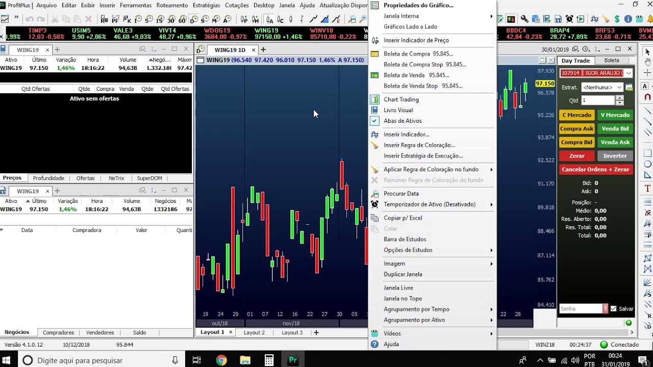 Configurando o ProfitChart - YouTube