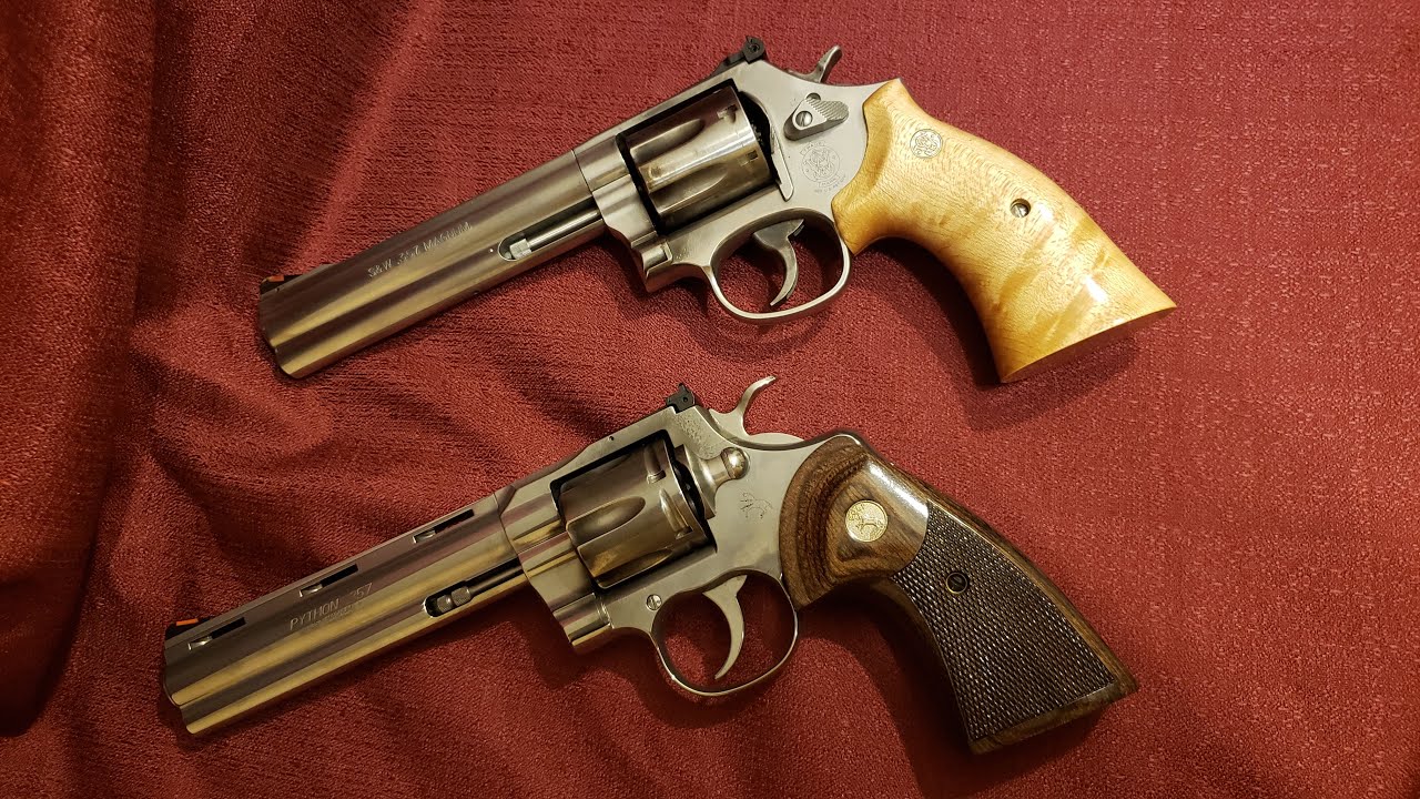 Dual Wield Revolvers - Python and 686 - YouTube