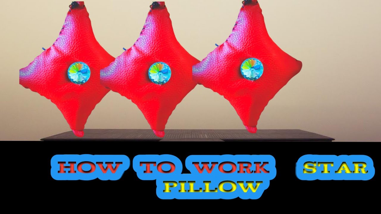How to hand work star pillow ||cousin || looking so beautiful . - YouTube