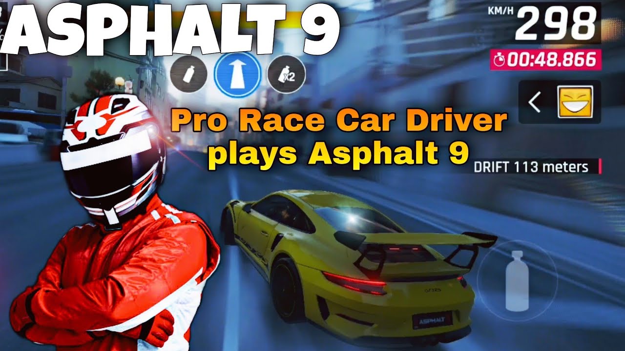 *NEW* PRO RACE CAR DRIVER PLAYS ASPHALT 9! | ULTRA GRAPHICS - YouTube