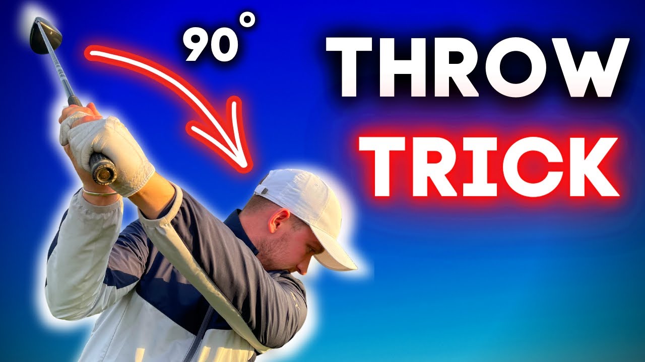 One Simple Drill To Fix Your Backswing FOREVER! (The throw trick!) - YouTube